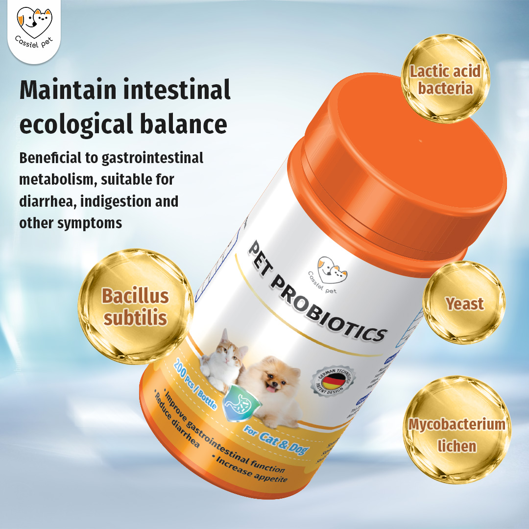 CASSIEL PET Multivitamin Supplement Vitamins Probiotics Calcium For ...
