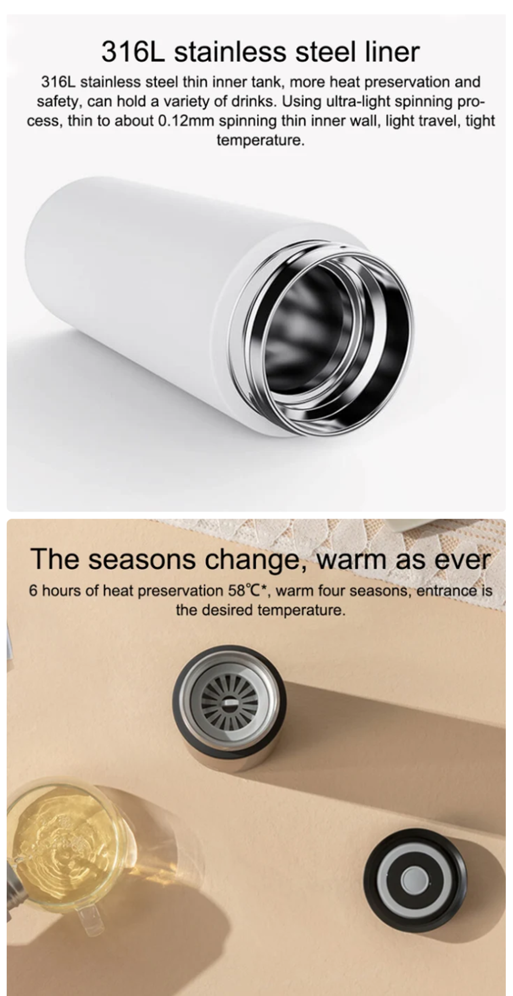 Xiaomi Mijia Thermos Cup Pocket Version | Shopee Philippines