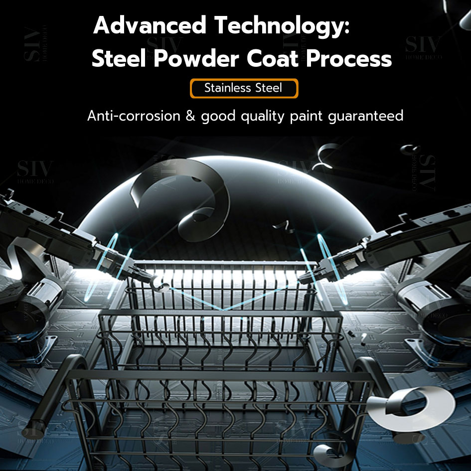 Siv 2/3 Tier Countertop Dish Rack Drainer Kitchen Drying Organizer ...