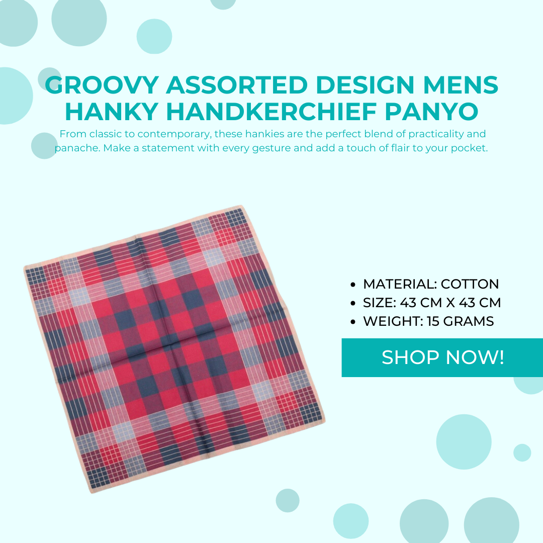 Groovy Men’s Assorted Design Handkerchief – 1pc Panyo | Shopee Philippines