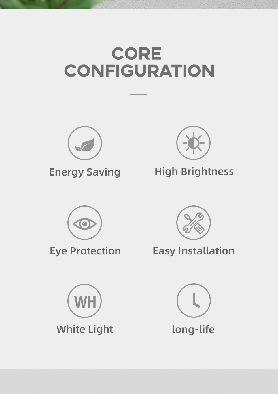 RONG RIVER 24W 18W 12W 6W Square Pin Light LED Ceiling Surface ...