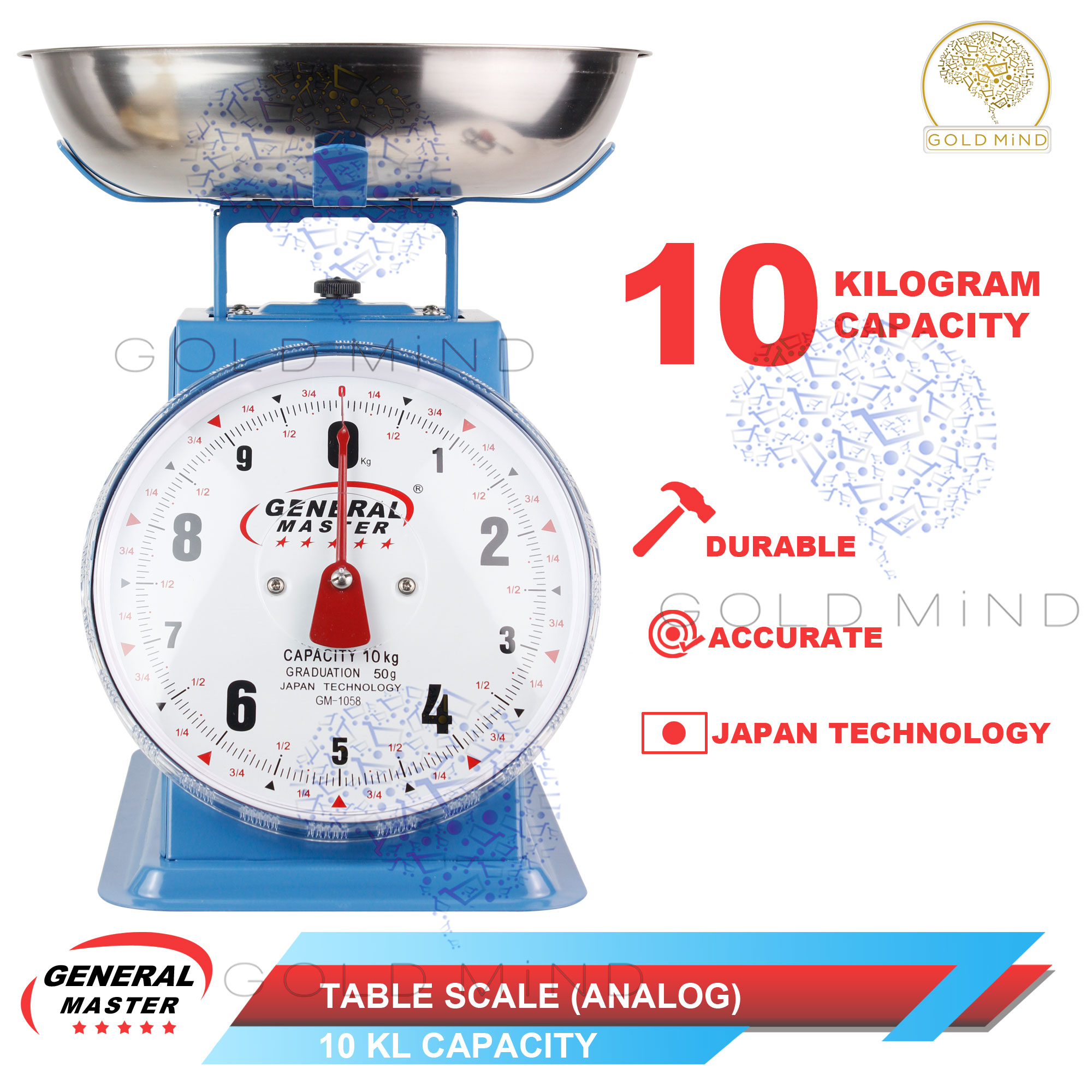 General Master Dial Spring Weighing Scale (10 KILO CAPACITY) | Shopee ...