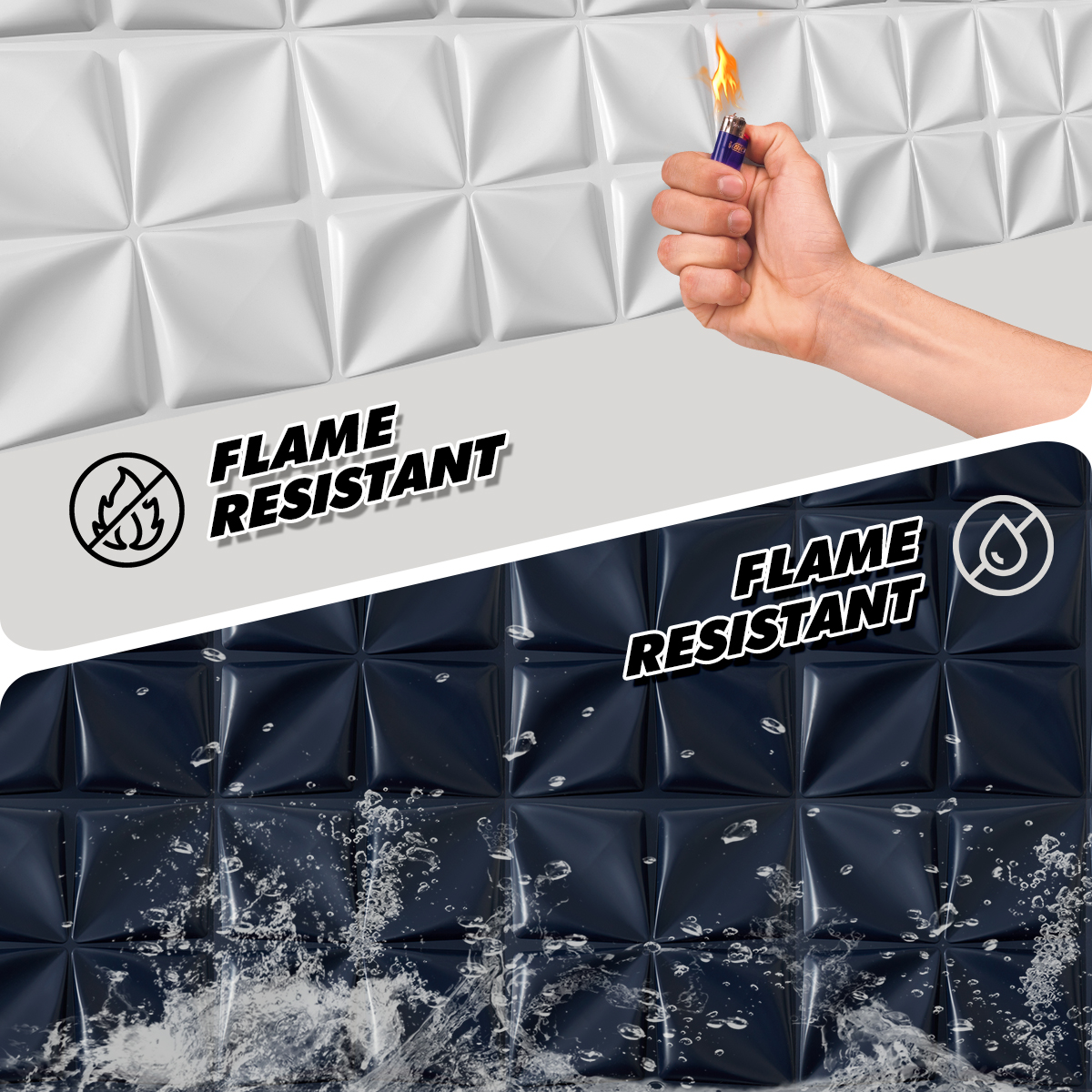 Wall Panel Pvc Material Wall Design Living Room 3D Home Wallpaper ...