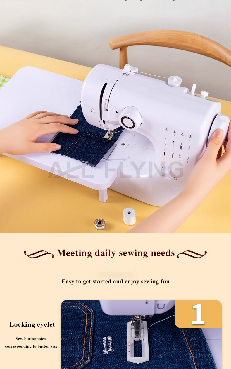 【ALL FLYING】Portable Electric 609 Sewing Machine Household upgradation ...
