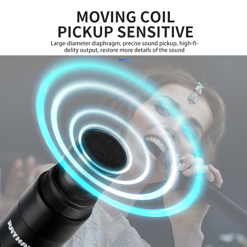 RAYHAYE Microphone Wireless Original 4 pcs Wireless System Ultra HD ...