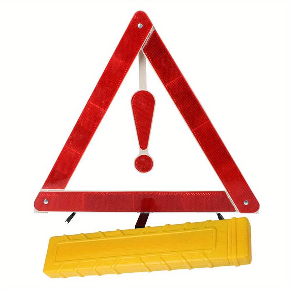 Car Warning Sign Safety Warning Reflective Triangle, Car Emergency ...