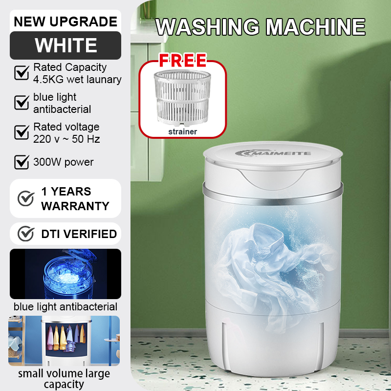 MAIMEITE Mini Portable washing Machine Machine Automatic Sterilization ...
