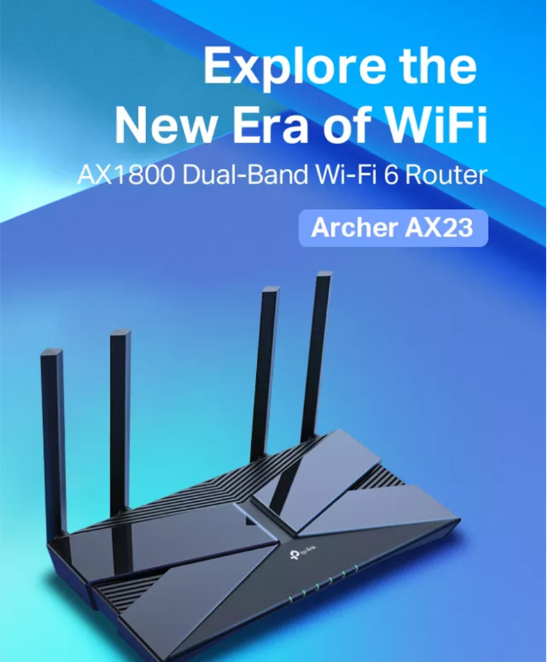 TP-Link Archer Ax23 - Mu-Mimo Ax1800 Dual Band Gigabit Wi-Fi 6 Gaming ...
