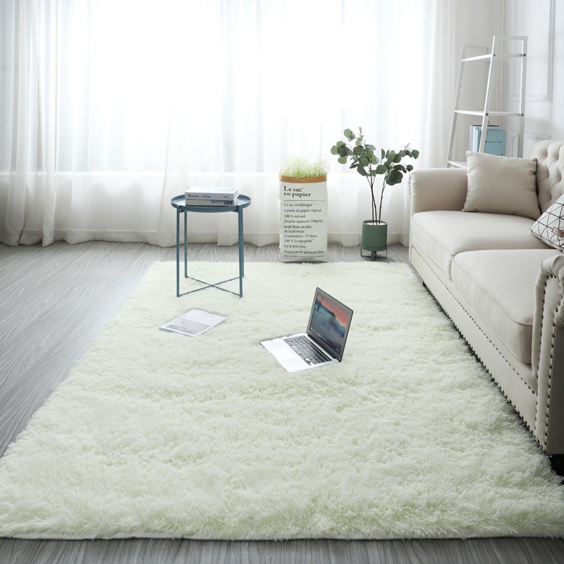 Carpet for Bedroom/Livingroom Gradient Tie-dyed Fur Carpet Fluffy Rugs ...
