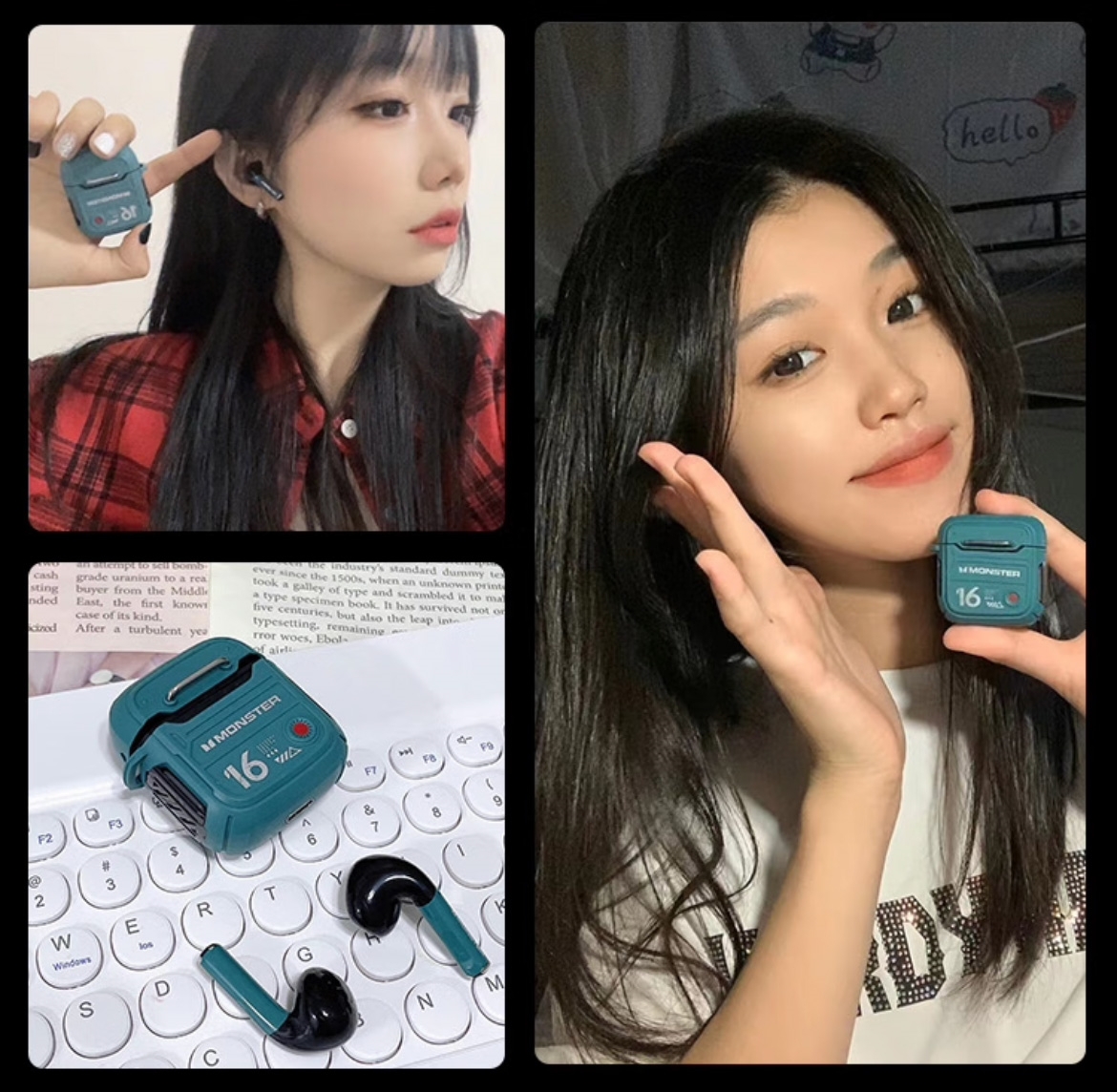 Monster XKT16 TWS Earphones Bluetooth Wireless Earbuds Noise ...