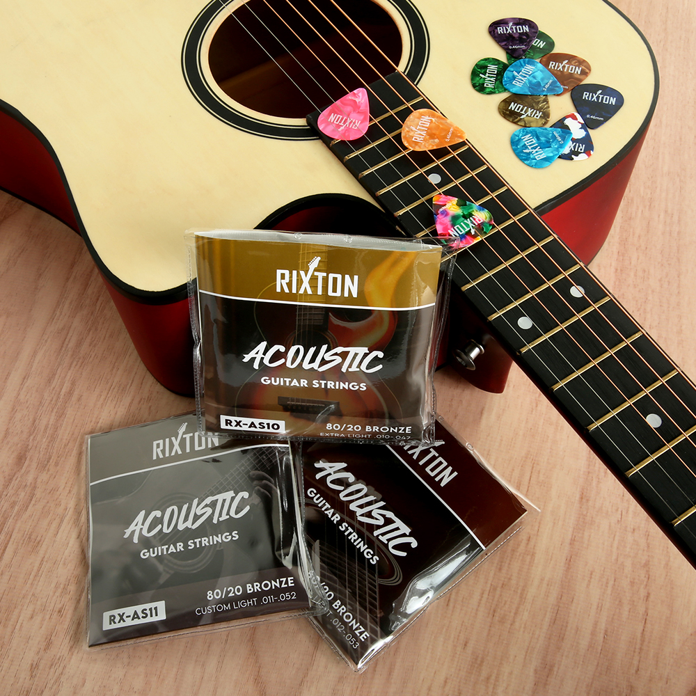 RIXTON Acoustic Guitar Strings Great Acoustic Bronze Guitar String ...