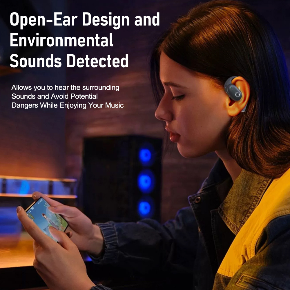 Orashare OW02 OWS Wireless Earbuds BT5.3 Open Earhook TWS Bluetooth ...