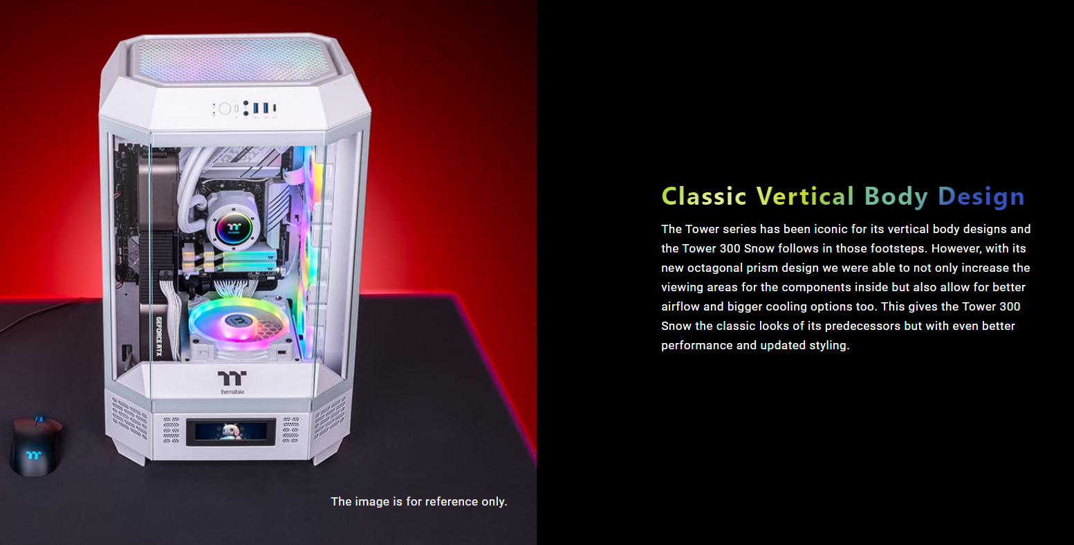 Itw | Thermaltake mATX Computer Case The Tower 300 Micro Tower Chassis ...