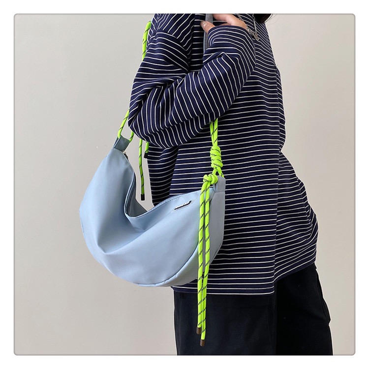 Mumu 5044 Japanese Drawstring Casual Nylon Women Sling Bag Shoulder ...