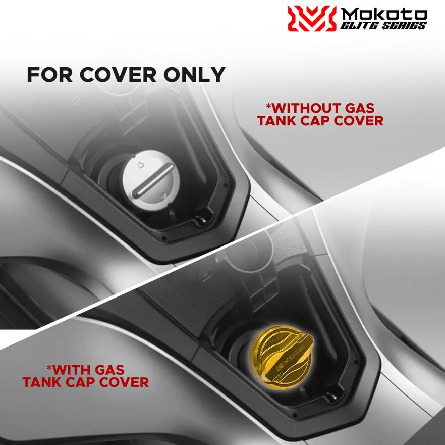 MOKOTO ELITE SERIES ADV 160 / PCX 160 CNC ALLOY GAS TANK CAP COVER ...
