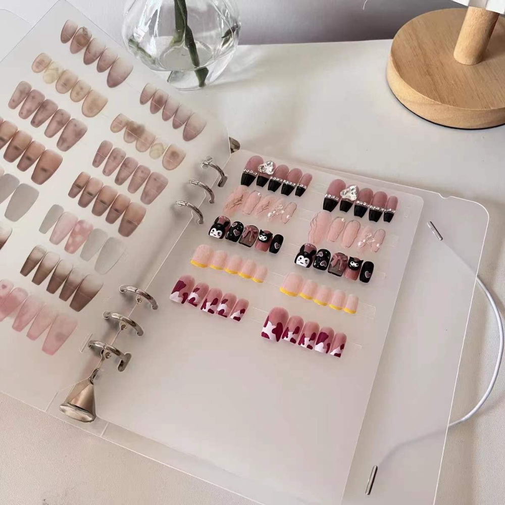 AE| A5 size Muti-purpose Binder Nail Art Swatcher Stationary Binding ...