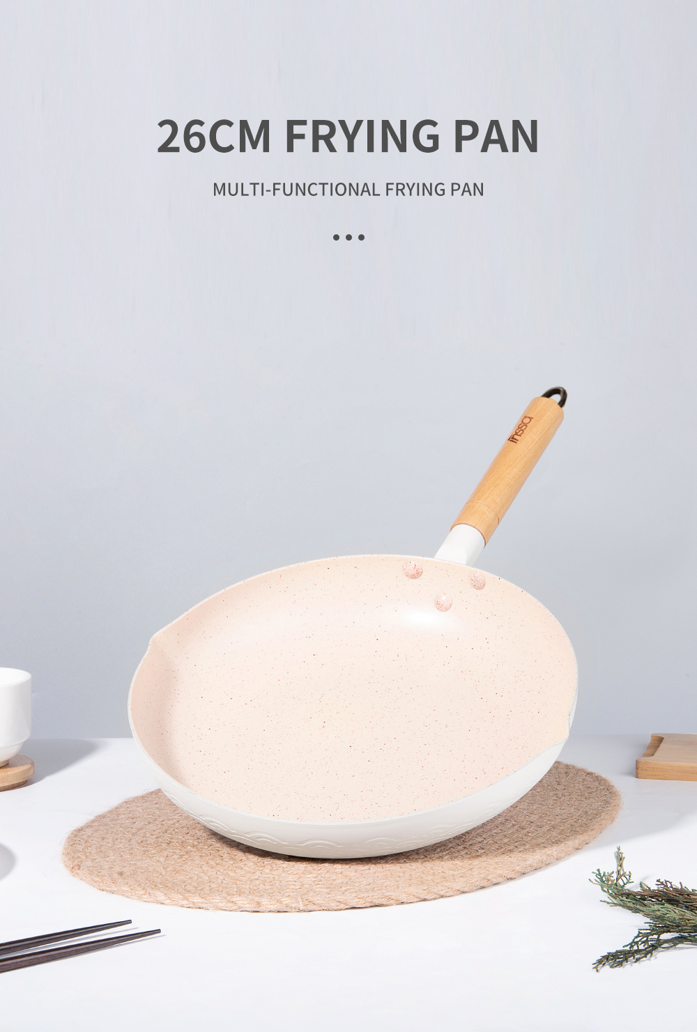 INSSA Saucepan Milk Pan Snow Pan Frying Pan Nonstick Aluminum 18cm/20cm ...