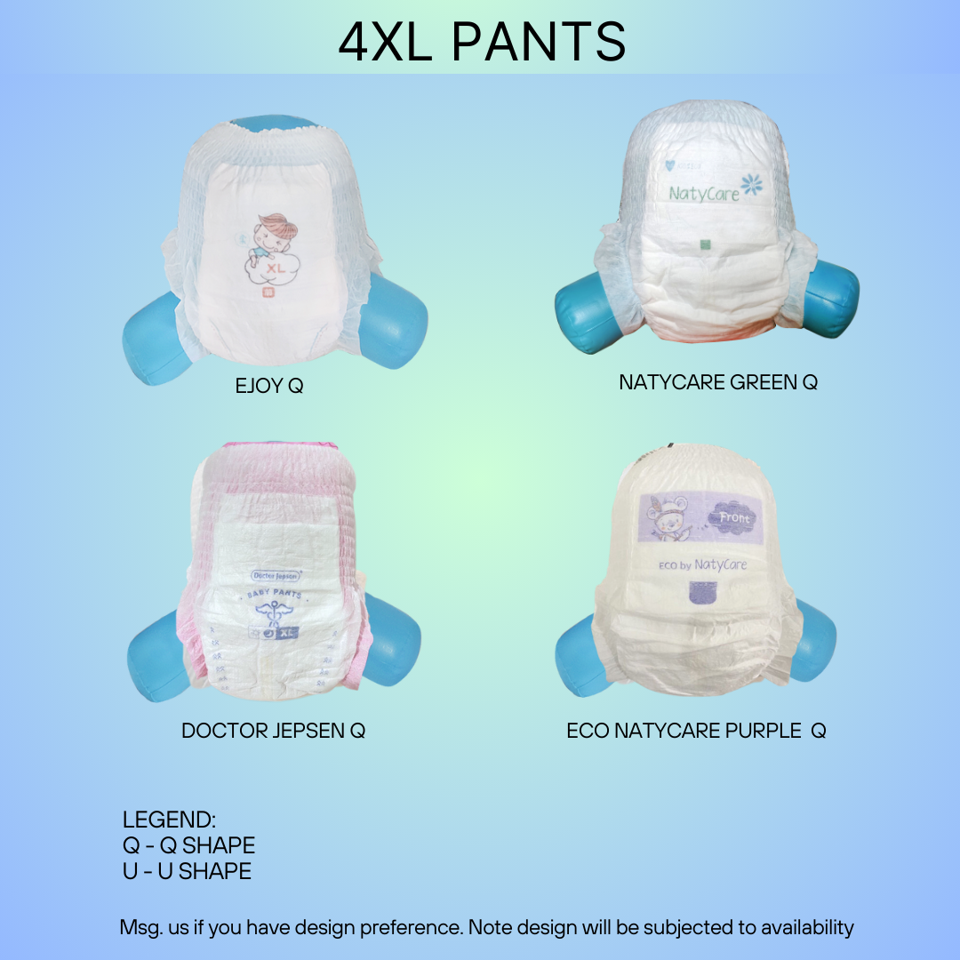 SW Korean Diaper Pants 4XL Q Shape by 50pcs Ultra-thin and Dry Pad Baby ...