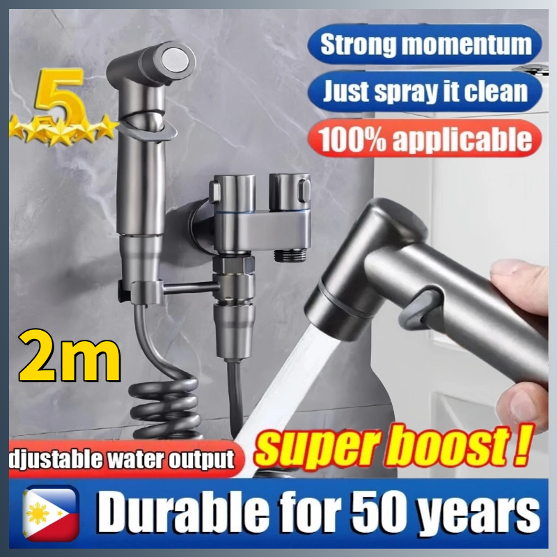 Handheld Bidet Sprayer Set Spray Gun Bathroom Self-Cleaning Handheld ...