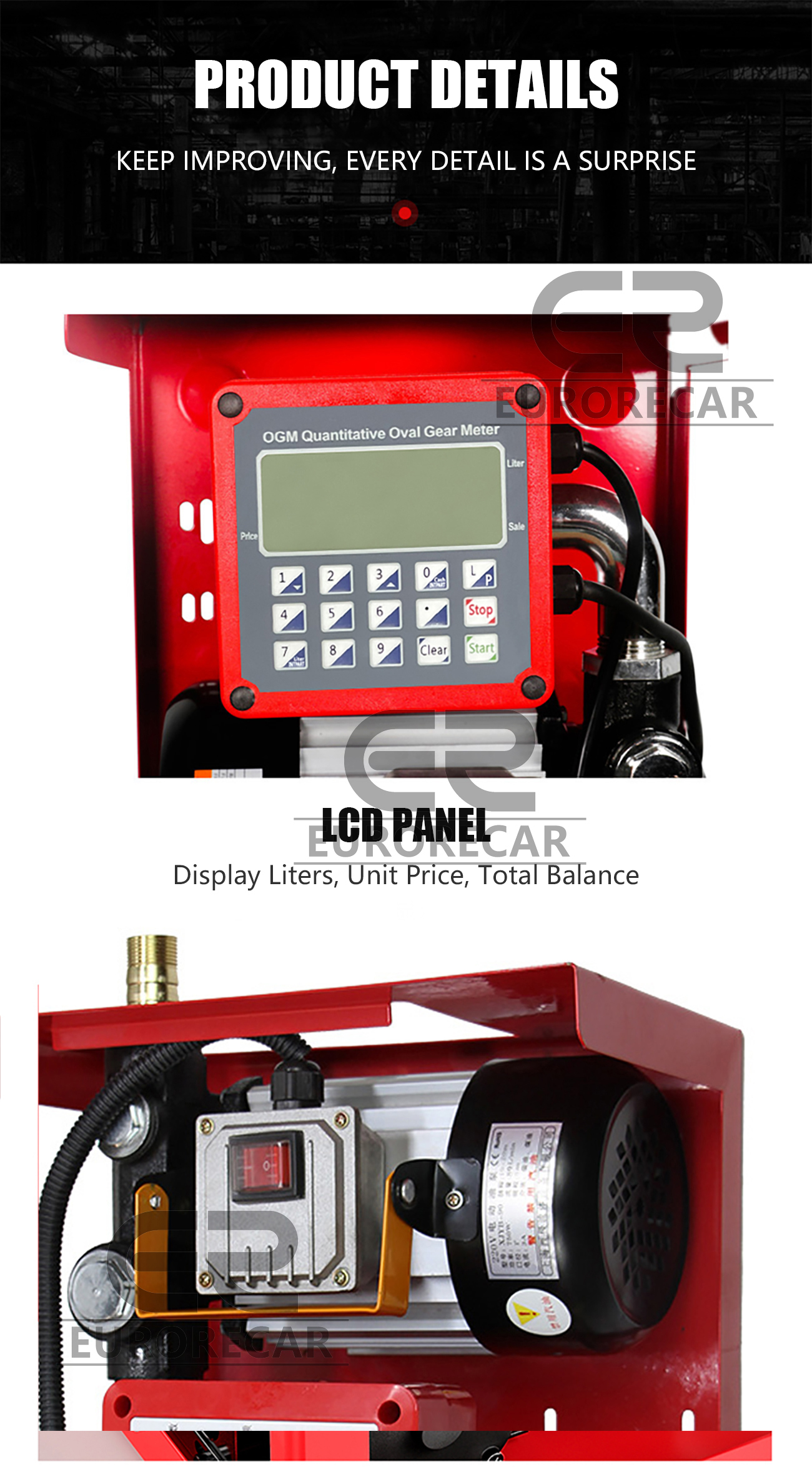 220V Automatic Vehicle Mounted Small Self Priming Fuel Dispenser Diesel ...