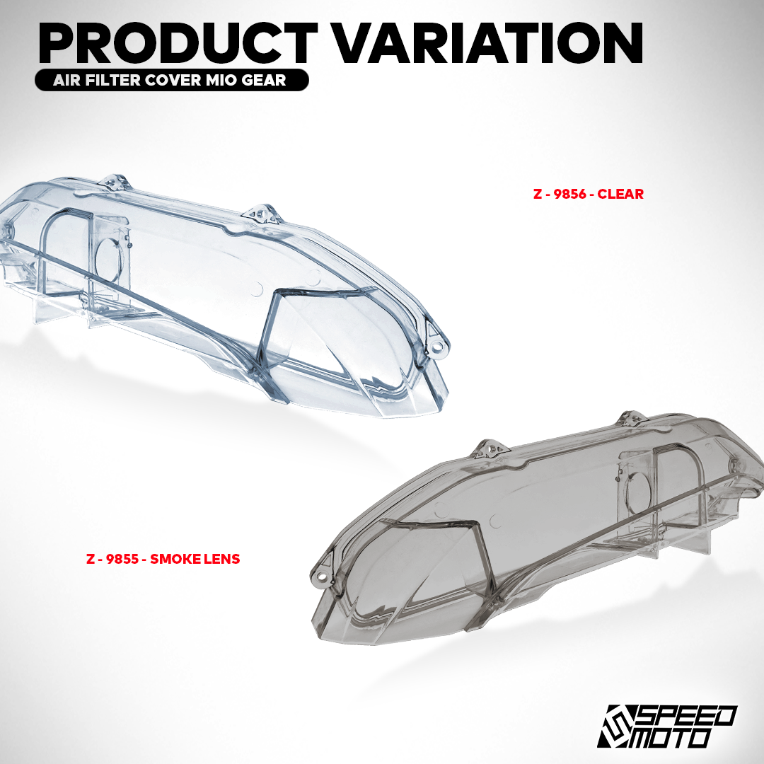 MOKOTO MIO GEAR AIR FILTER WITH PULLEY COVER SET Z-9854 FORGED / Z-9853 ...