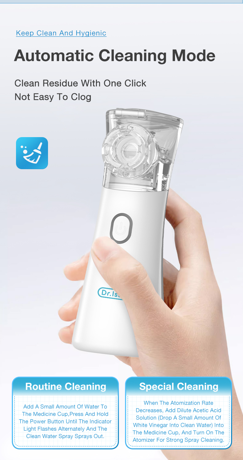 Dr.Isla Nebulizer For Kids Portable Asthma Inhaler Rechargeable ...