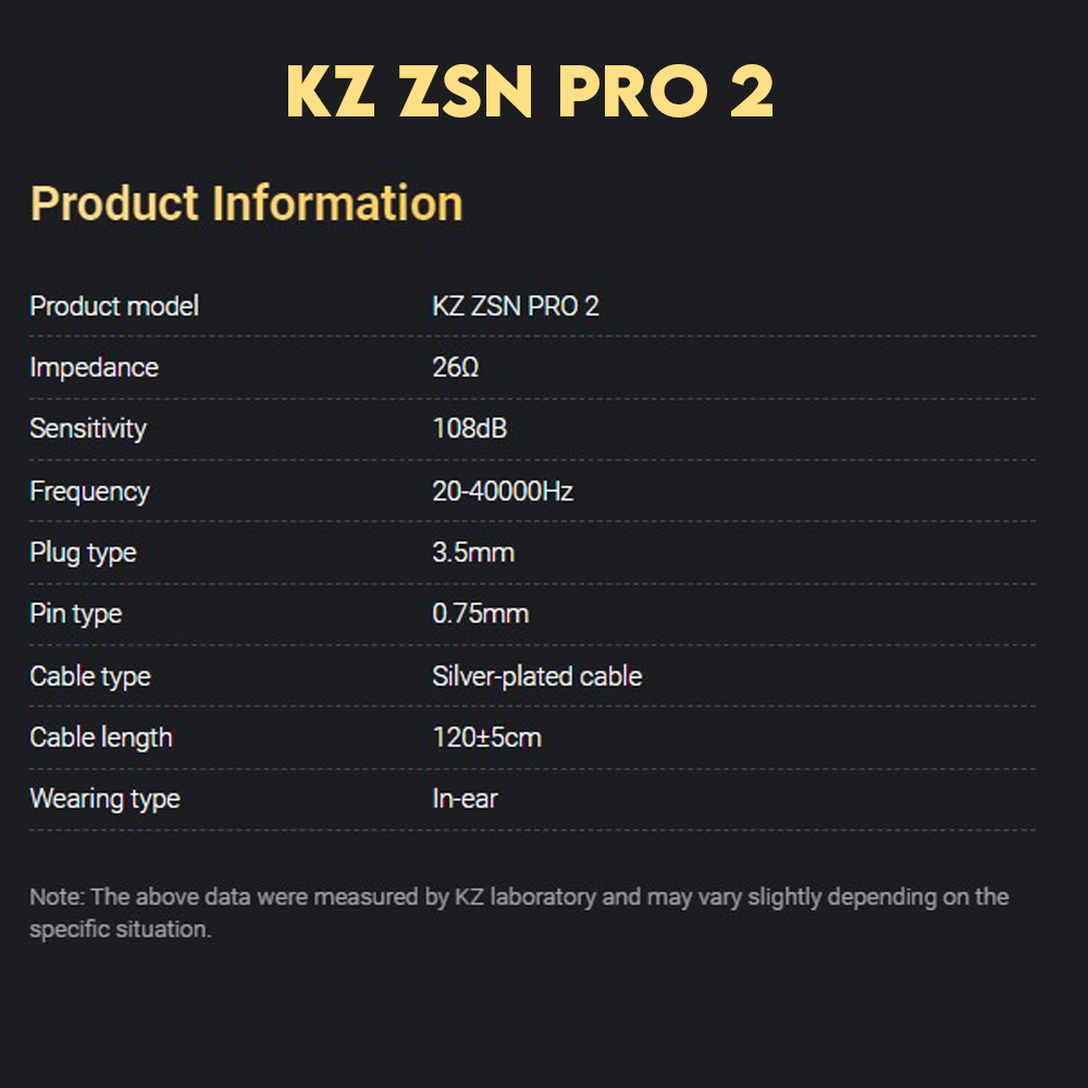 KZ ZSN Pro 2/KZ ZSN Pro X Professional Hybrid Technology In-Ear Monitor ...