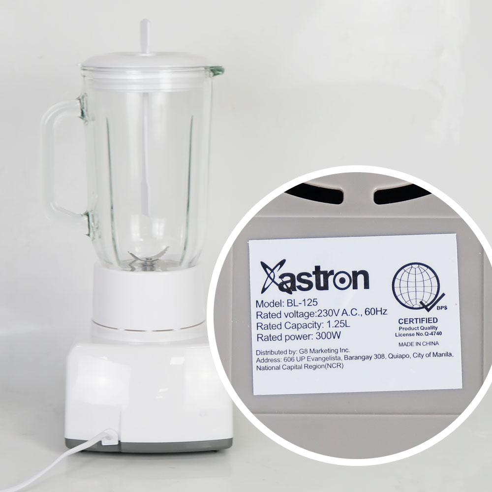 Astron BL125 Everyday Blender - White | 1.25L | Compact and Reliable ...