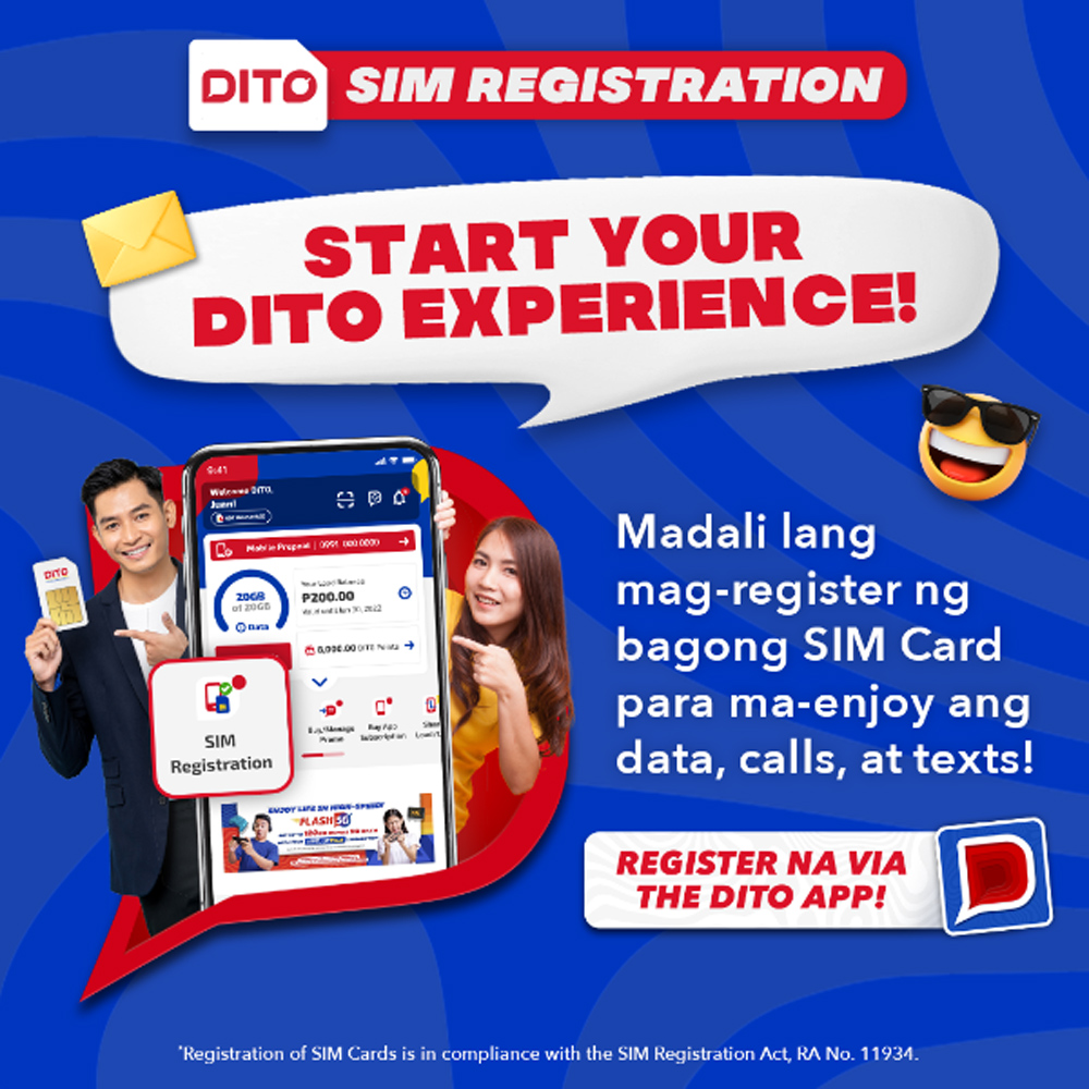 DITO Level-Up 16GB For 30 Days SIM Pack | Shopee Philippines