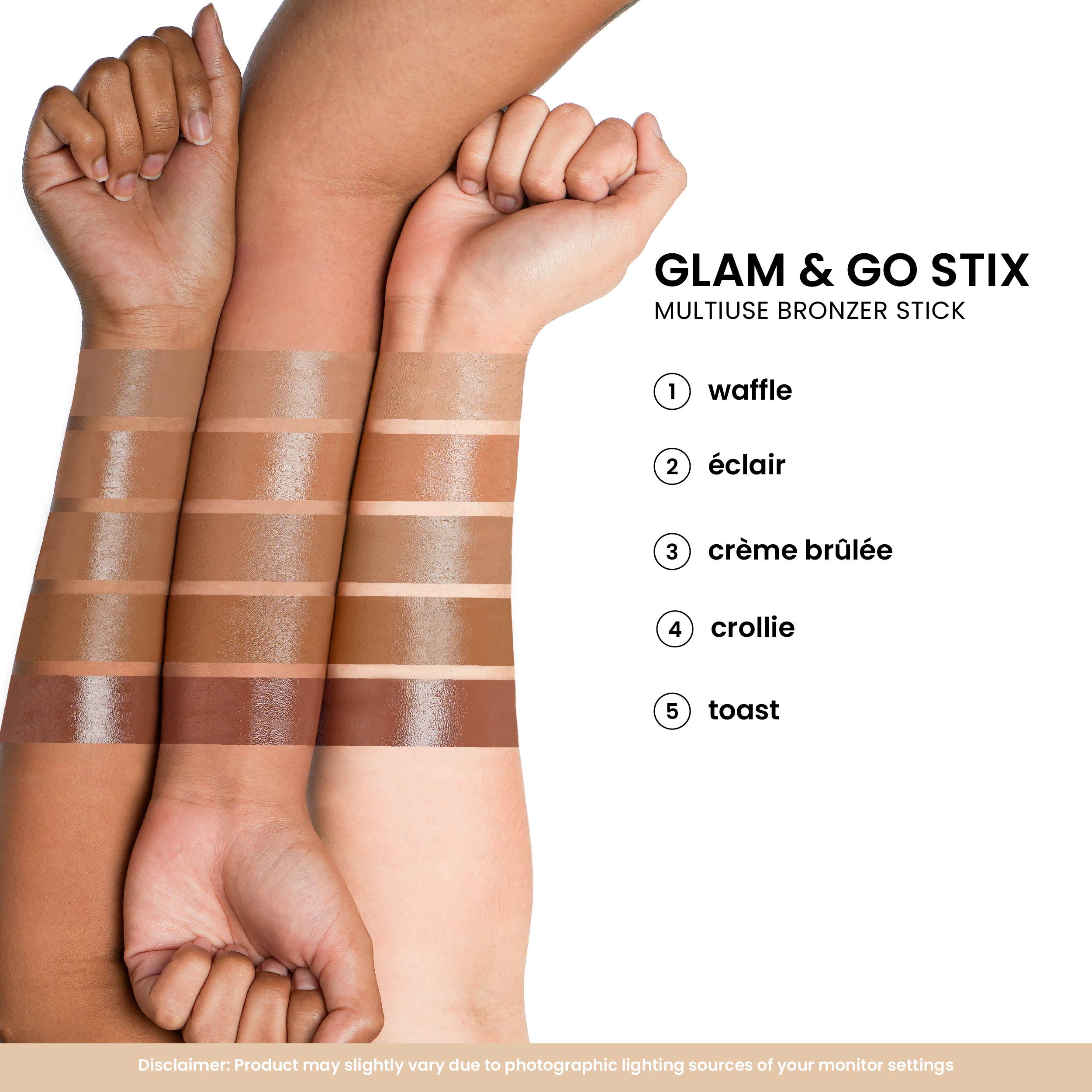 GRWM Cosmetics Glam & Go Stix Multiuse - Bronzer Stick | Shopee Philippines