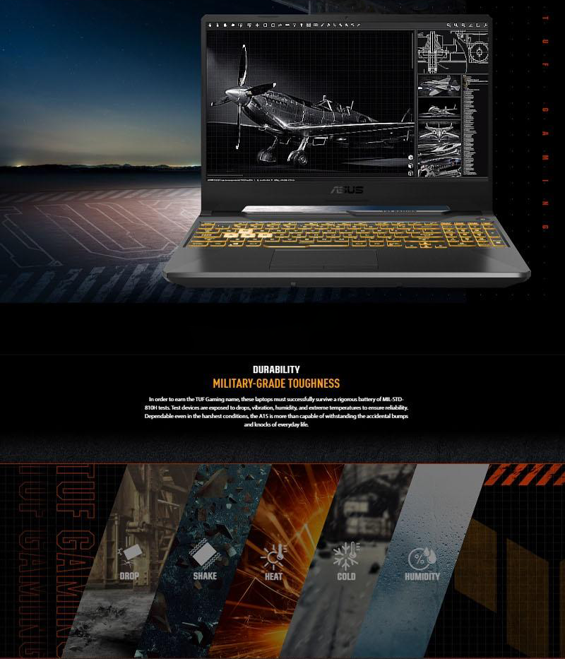 ASUS FA506NF-HN005W TUF Gaming A15 AMD Ryzen 5 /8GB DDR5/512GB/RTX 2050 ...