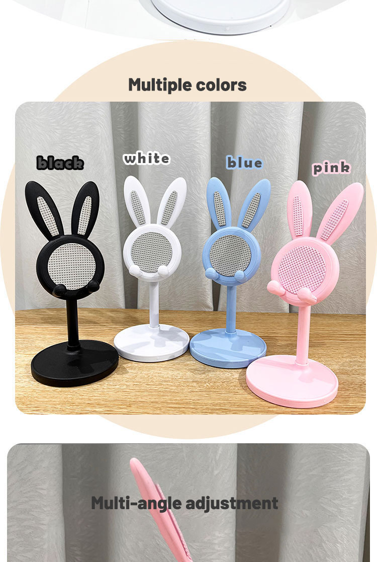 Bunny Phone Stand Rabbit Foldable Telescopic Portable Phone Holder ...