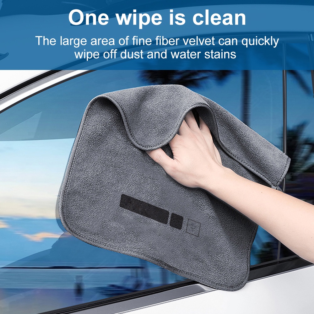 Microfiber High-end Auto Wash Towel Car Cleaning Hemming Drying Cloth ...