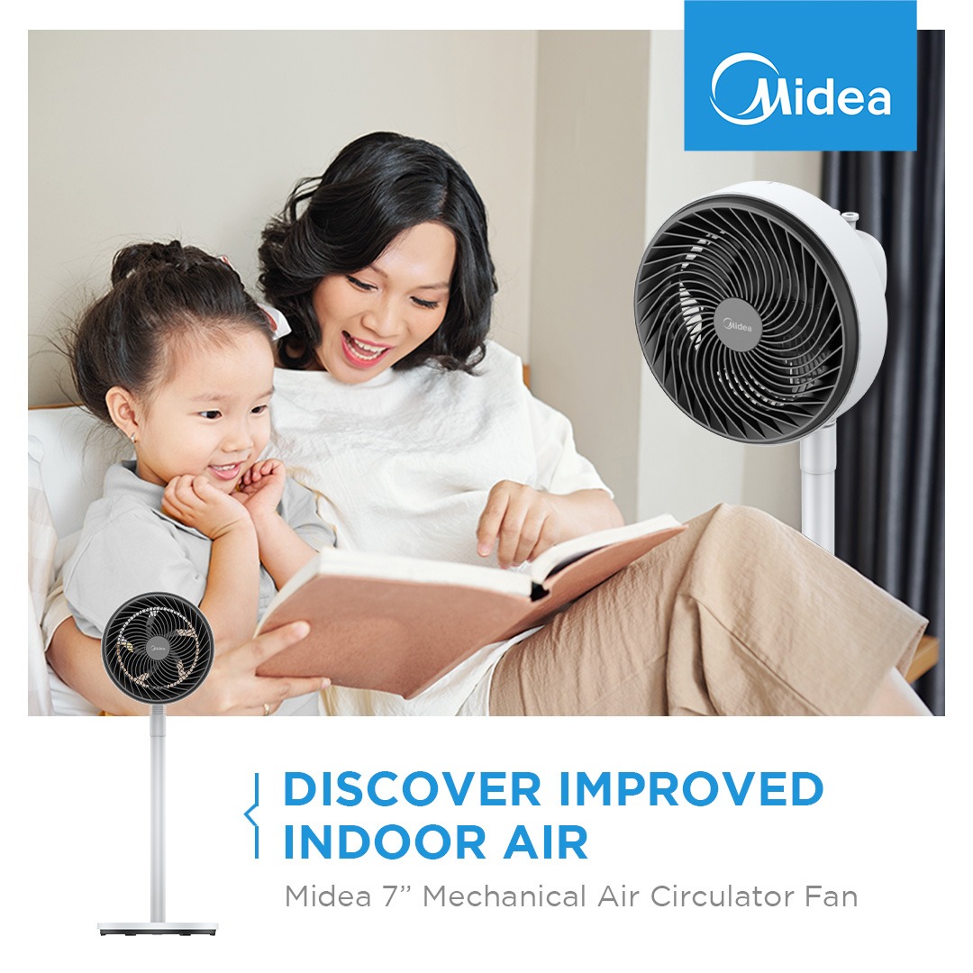 Midea 7" Mechanical Air Circulator Fan | Shopee Philippines