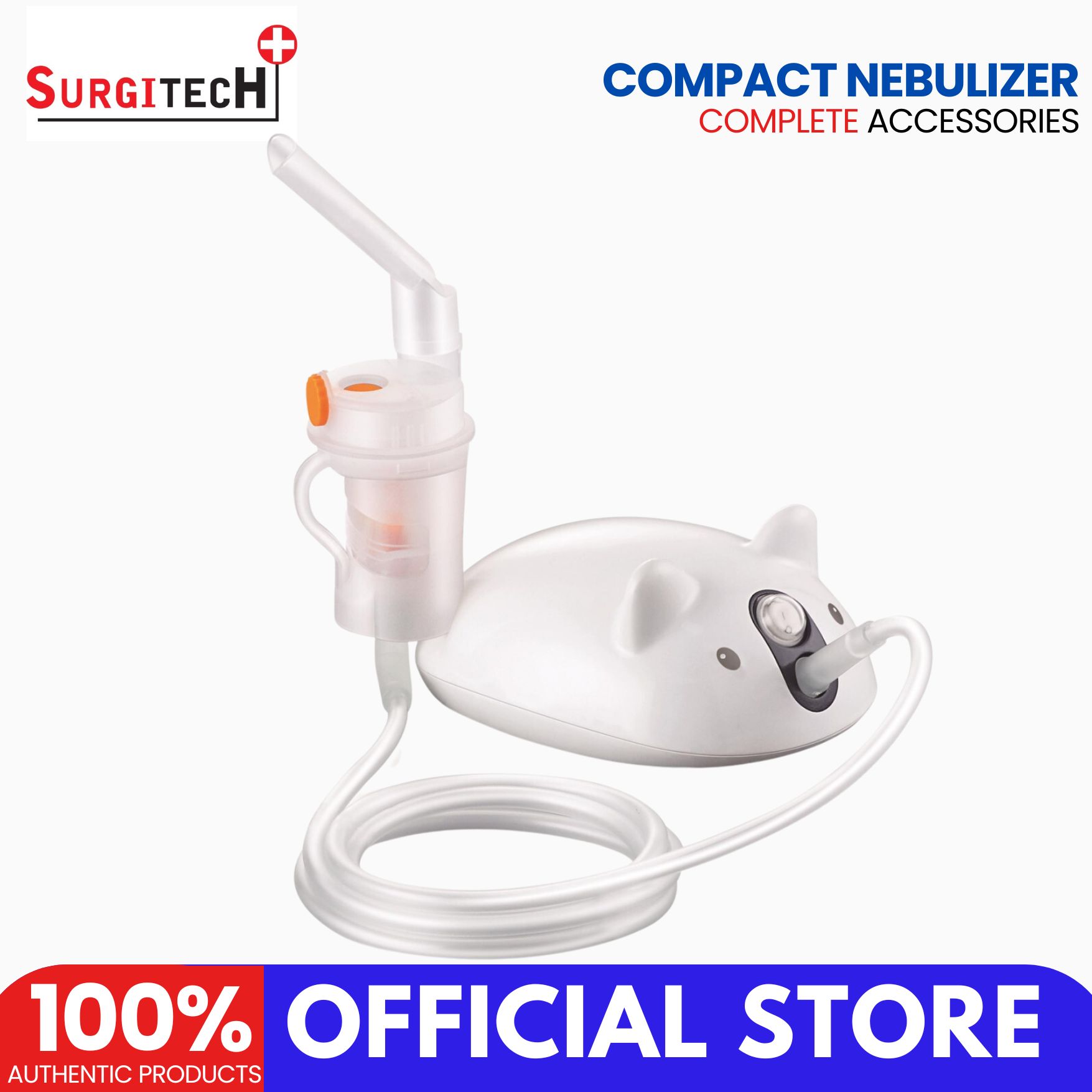 Surgitech Mouse Nebulizer Vaporizer WITH THERMOMETER | Shopee Philippines