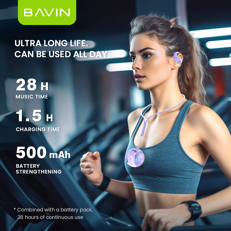 BAVIN BA69 TWS Bluetooth Open Ear Headset Bluetooth Wireless Earphones Sport Headphone | Shopee ...