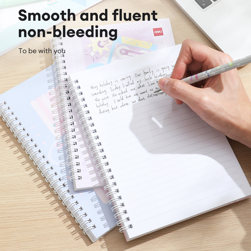 Deli A5 Journal Notebook 60Sheets Big Binder Notebooks School Suplies ...