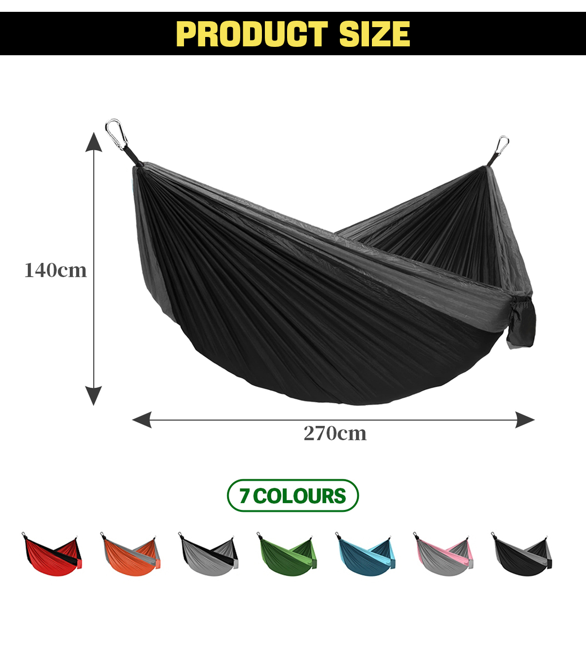 Duyan Foldable Hammock Double Camping Equipment Cradle For Adult ...