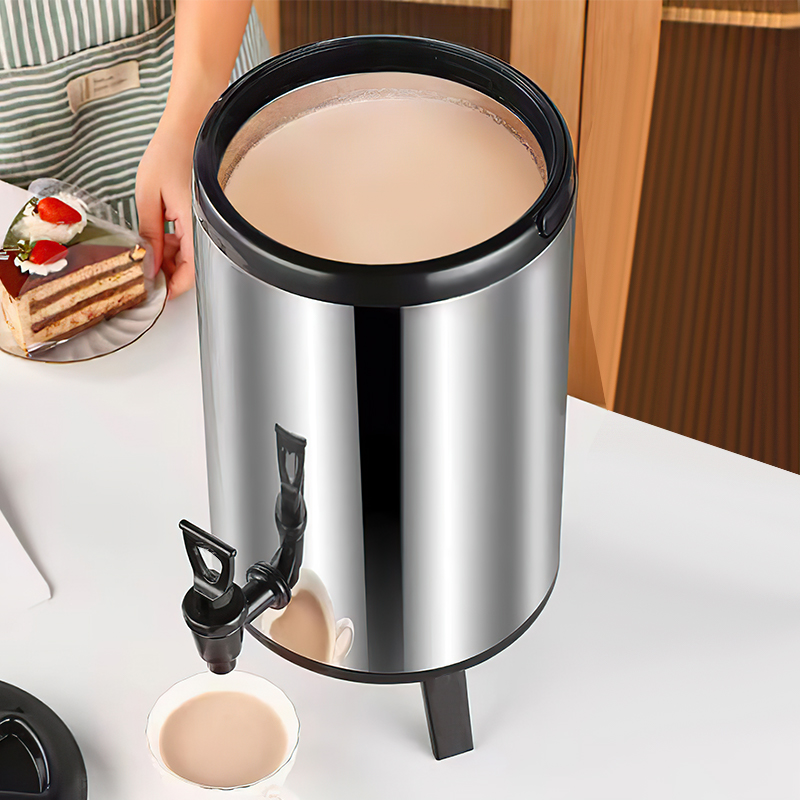 MODOFO Tea Barrel Milk Tea Bucket With Faucet Barrel Water Jug ...