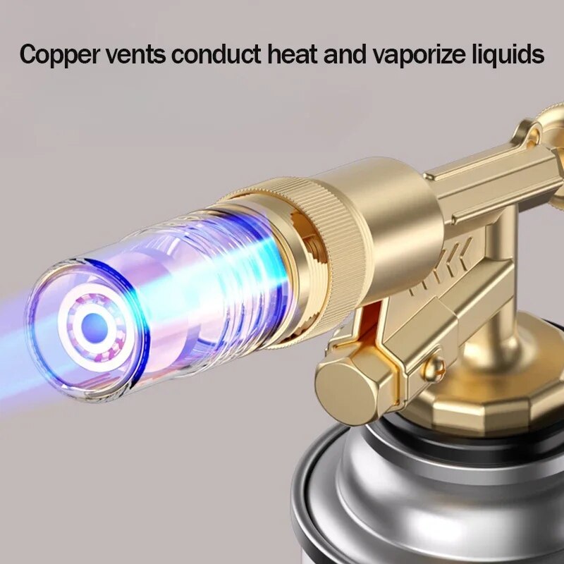 All Bronze Gas torch Welding Nozzle Heat Flame Gun Bronze Brazing Blow ...