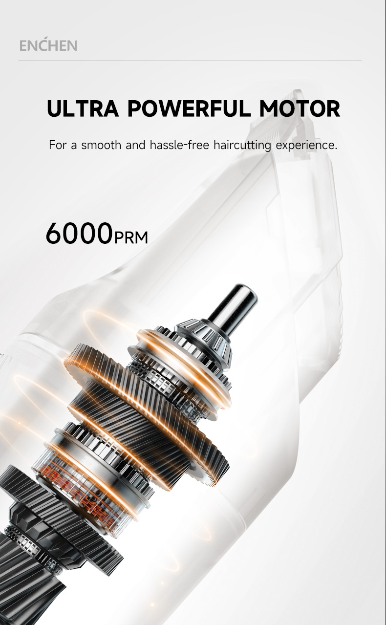 ENCHEN Hair Trimmer Boost Electric Hair Clipper Cordless Professional ...