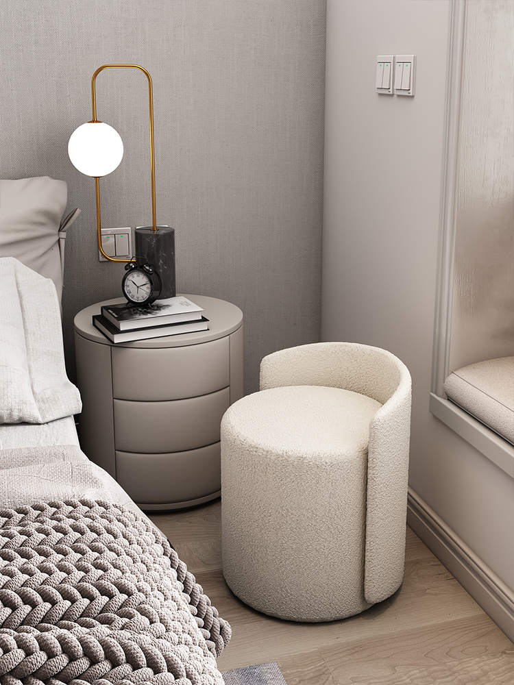 Home Girls Bedroom Vanity Chair Stool Simple Modern Make up Chair ...