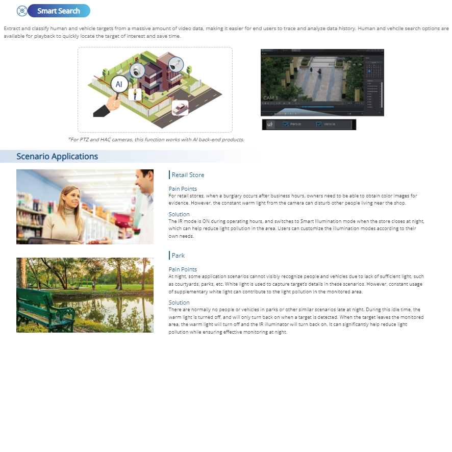 Dahua 4MP Entry Smart Dual Light Fixed-focal Bullet Network Camera with ...