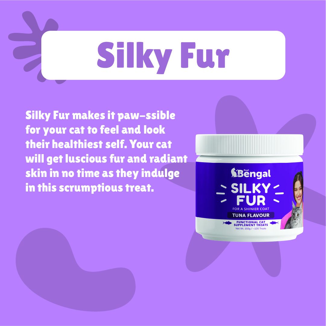 Prof Bengal Happy Tummy, Pro-Immune, Silky Fur Triple-Care Bundle |Cat ...