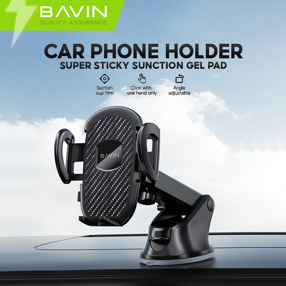 BAVIN PS27 Car Phone Holder Strong Adsorption Car Mount Phone Protective Mobile Phone Holder ...