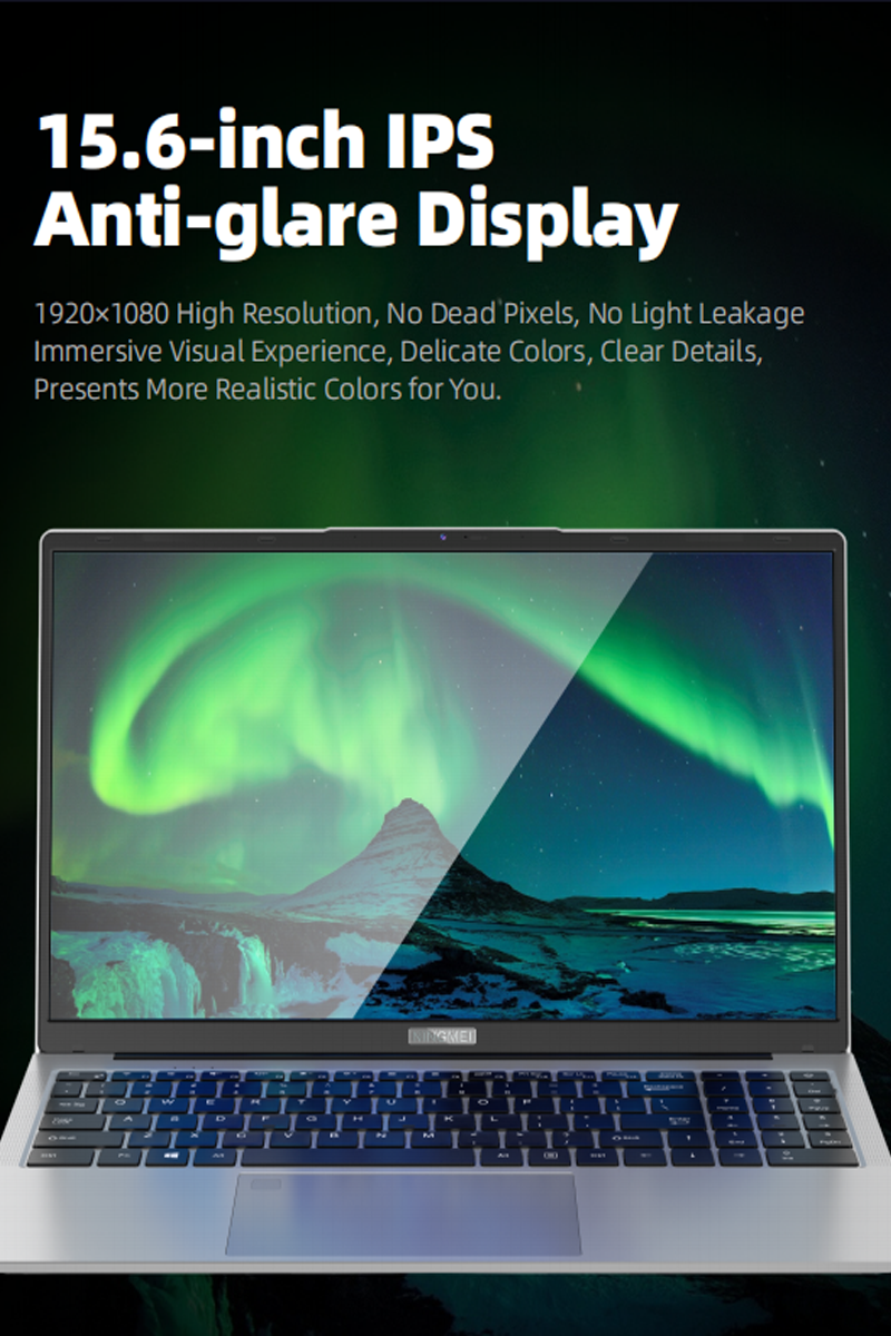 NingMei 15.6" Laptop Intel 11th Gen / DDR4 16GB RAM / M.2 512GB SSD ...