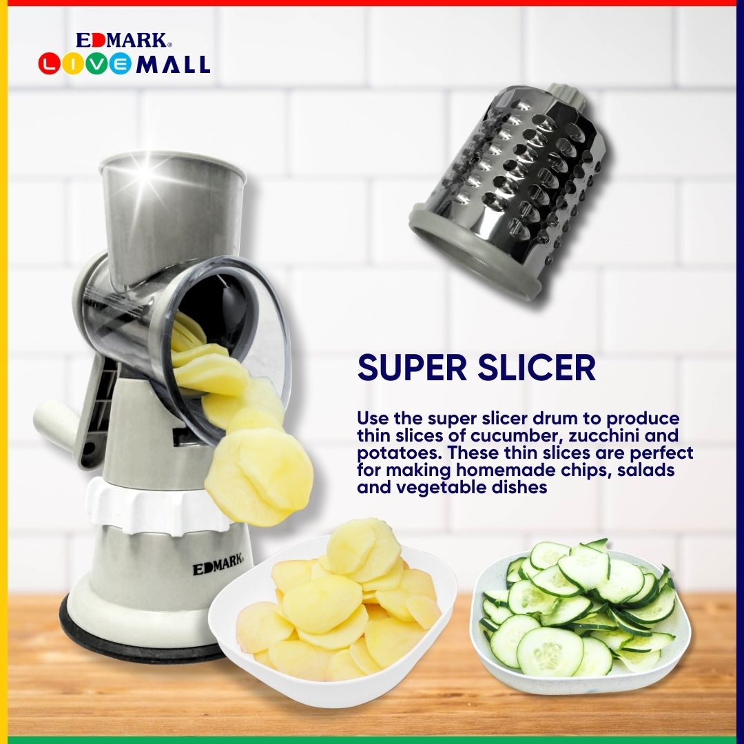 Edmark Smart Cutter With Three Slicing Blades free yoyo whisk | Shopee ...