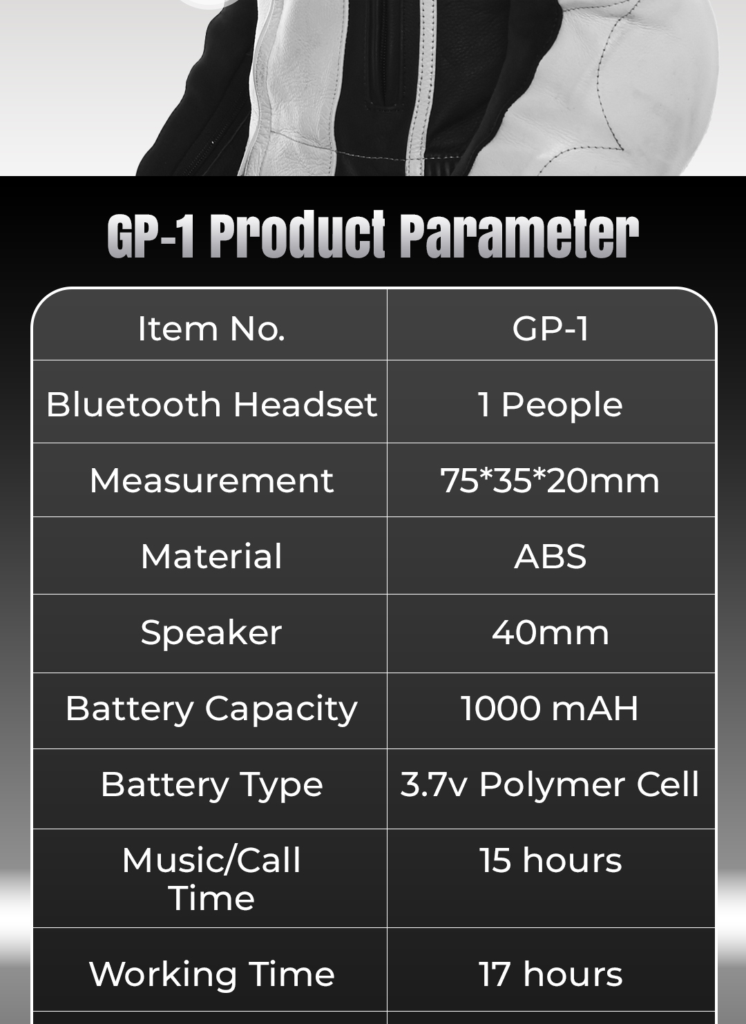 Gille Gp1 Motorcycle Helmet Bluetooth Headset Shopee Philippines