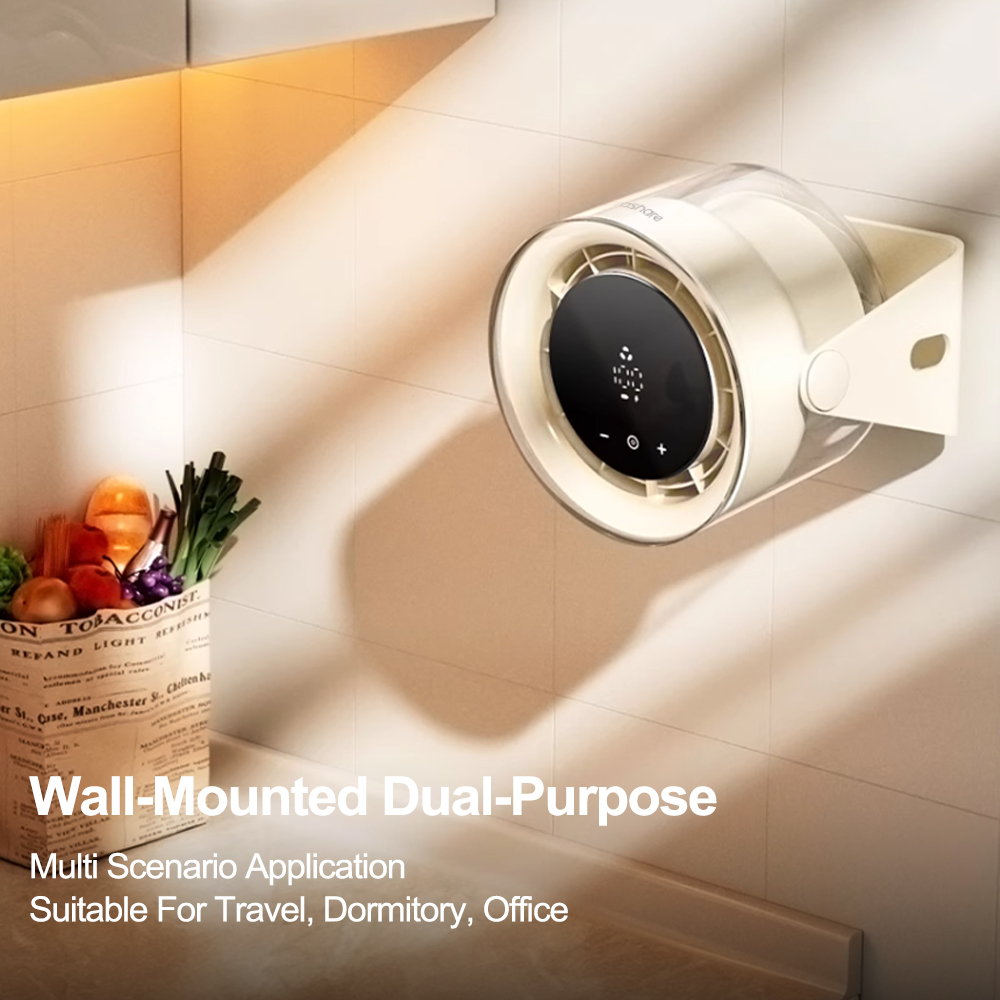 Orashare DF03 High Speed Desk Fan Rechargeable Mini Digital Display Fan ...