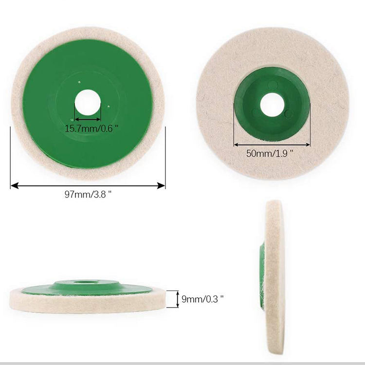 4" Buffing Disc for Grinder Buffing Disk Buffing Wheel Polishing ...